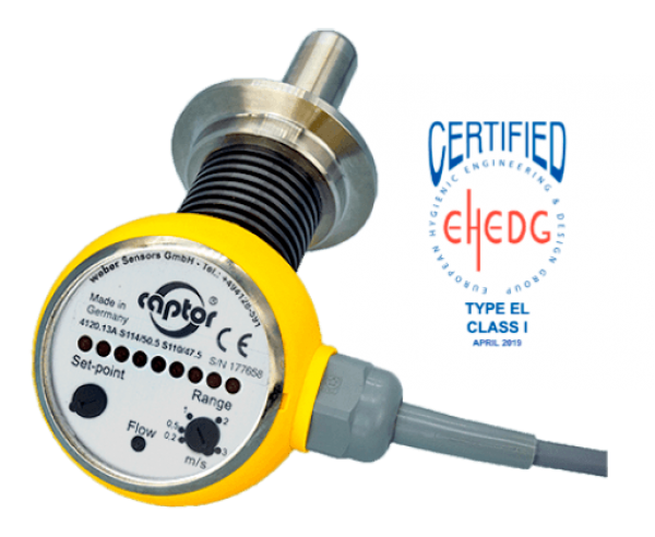 Flowswitch flow-captor 4120.1x triclamp-vandig væske i fødevareindustrien